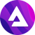 Audius AUDIO logo