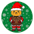 Christmas Floki FLOC logo