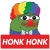 Clown Pepe HONK logo