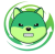 Green Shiba Inu GINU logo