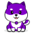 Purple Floki Inu PURPLEFLOKI logo