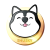 Siberian Husky SHUSKY logo