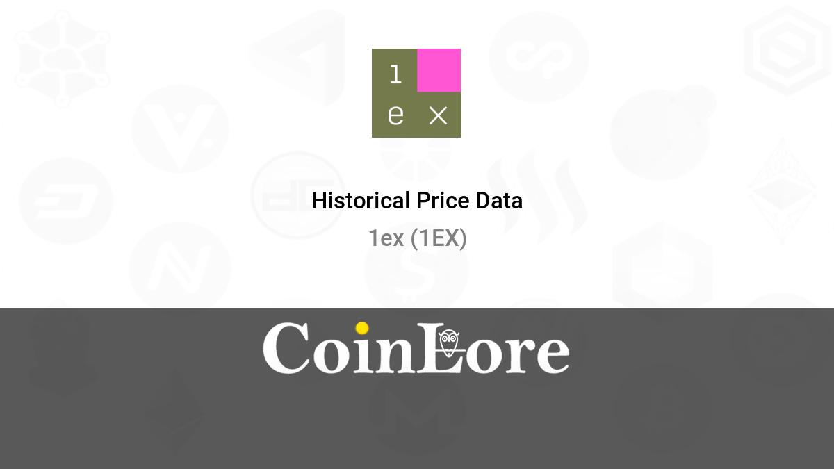 1ex (1EX) Historical Prices | CoinLore