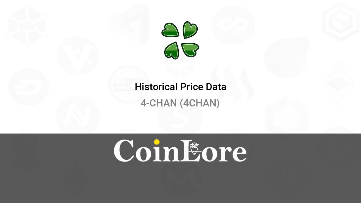 4-CHAN (4CHAN) 역사적인 가격 | CoinLore
