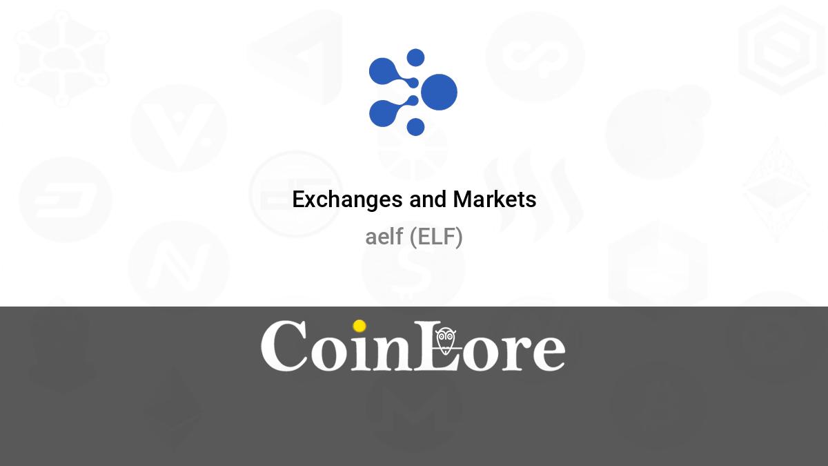 エルフ (ELF) どこで 買う べき | CoinLore