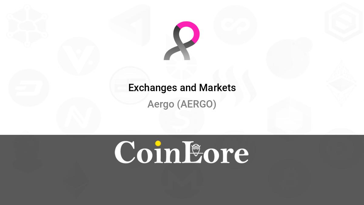 아르고 (AERGO) 거래소 | CoinLore