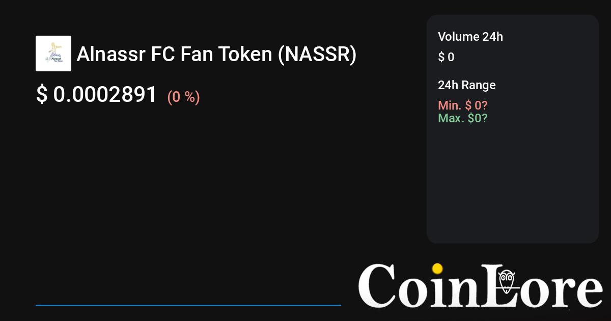 Alnassr FC Fan Token Price, Chart, Market Cap, NASSR Coin Essentials ...