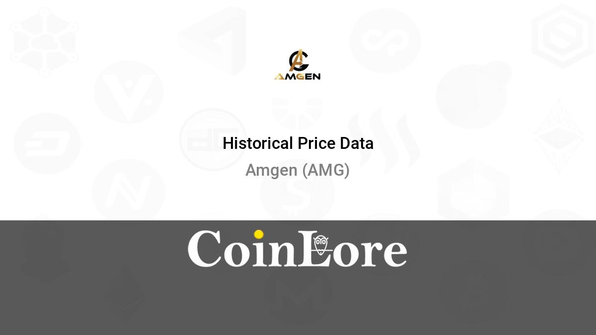 Amgen (AMG) Historical Prices | CoinLore