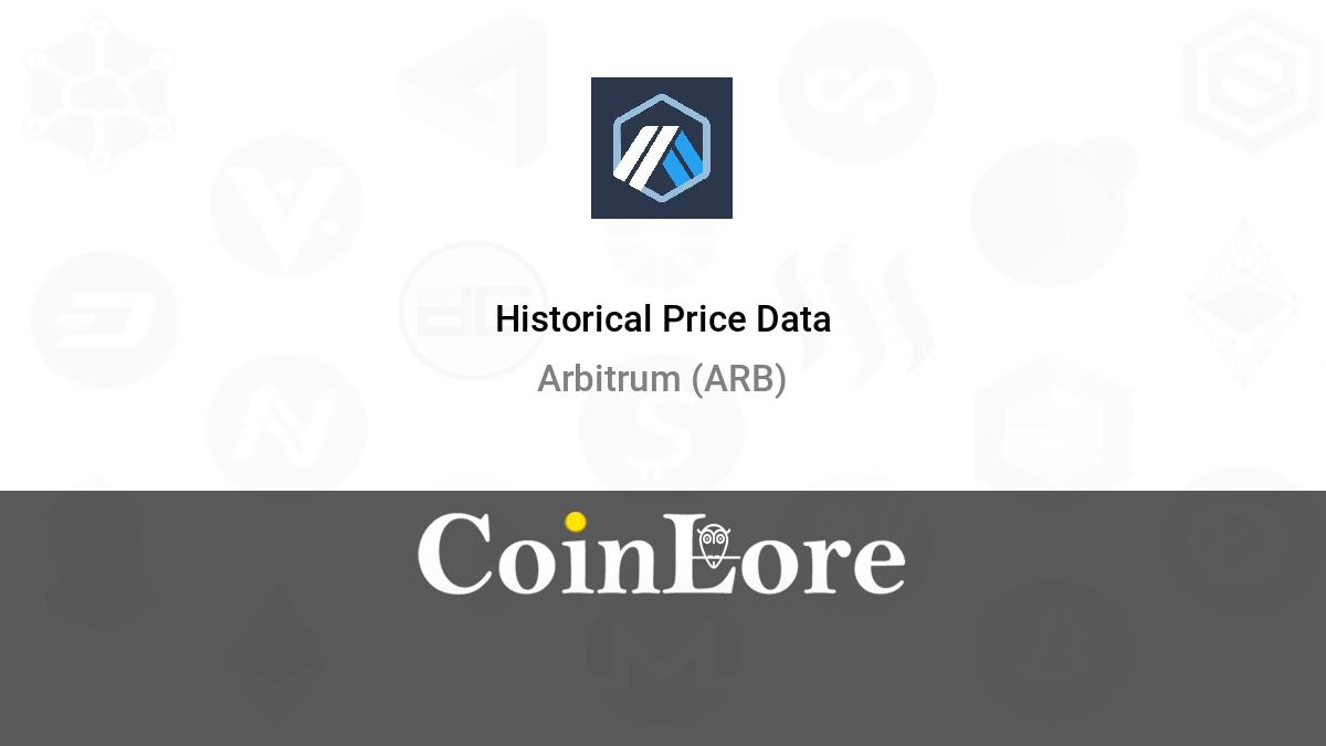 Arbitrum (ARB) Historical Prices | CoinLore