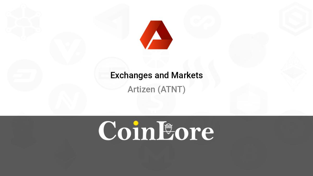 Artizen (ATNT) Exchanges - Where to Buy,Sell,Trade | CoinLore