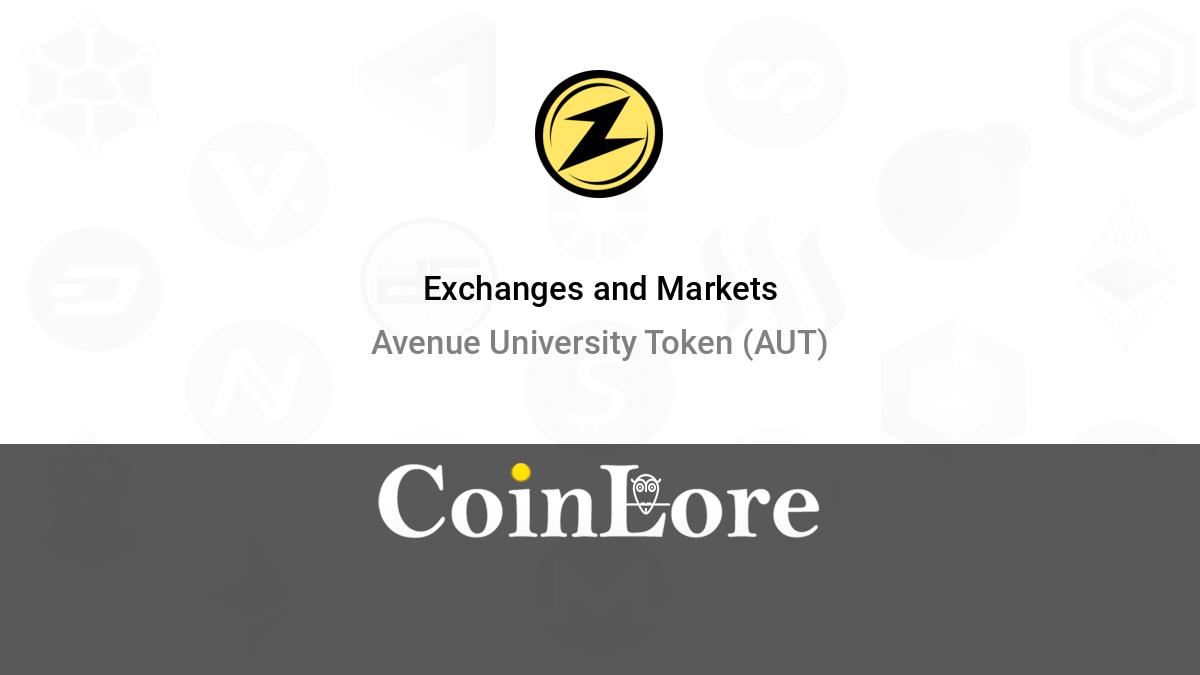 Avenue University Token (AUT) Exchanges - Where to Buy,Sell,Trade ...