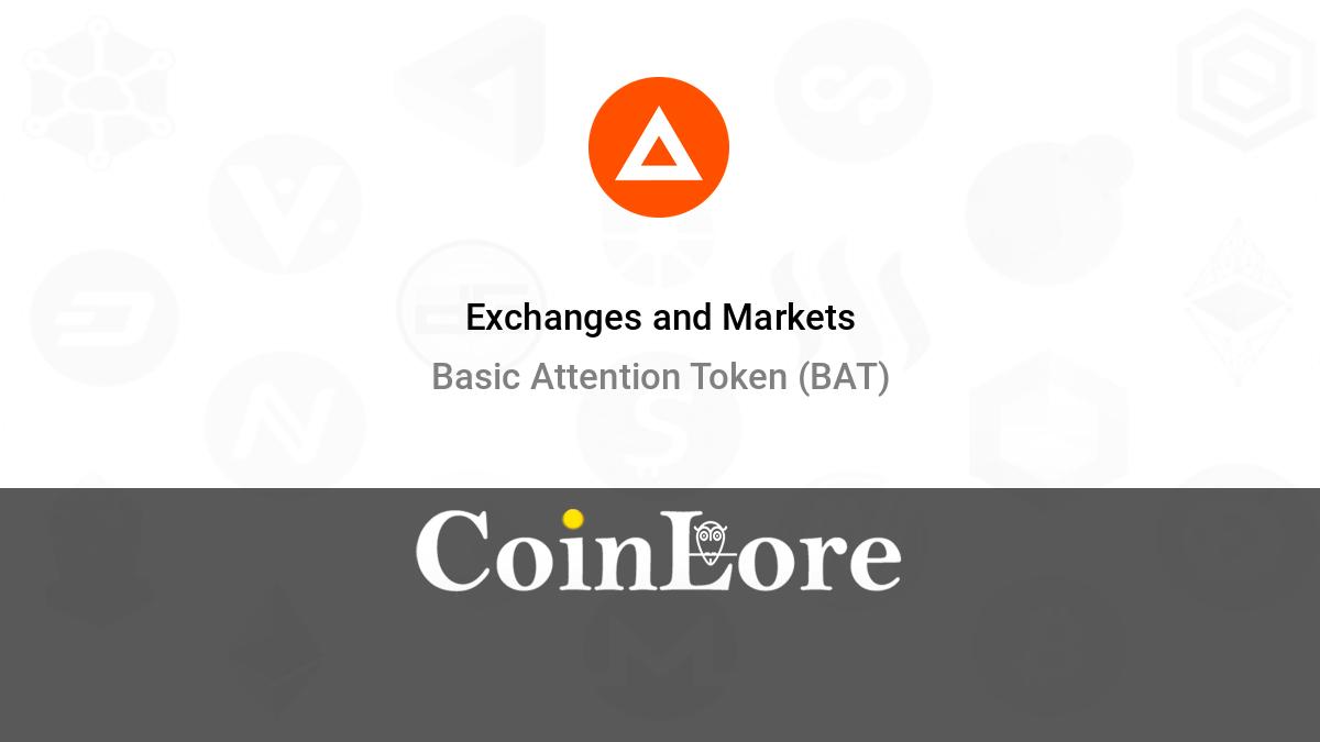 베이직어텐션토큰 (BAT) 거래소 | CoinLore