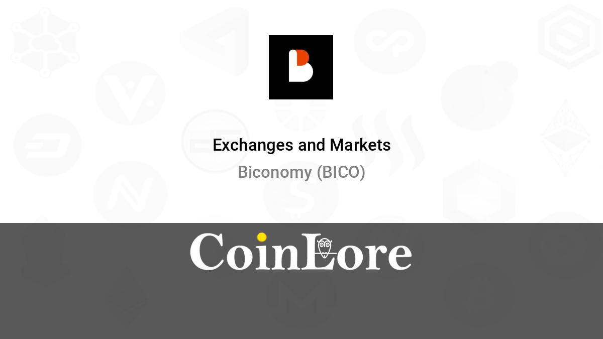 Biconomy (BICO) 거래소 | CoinLore