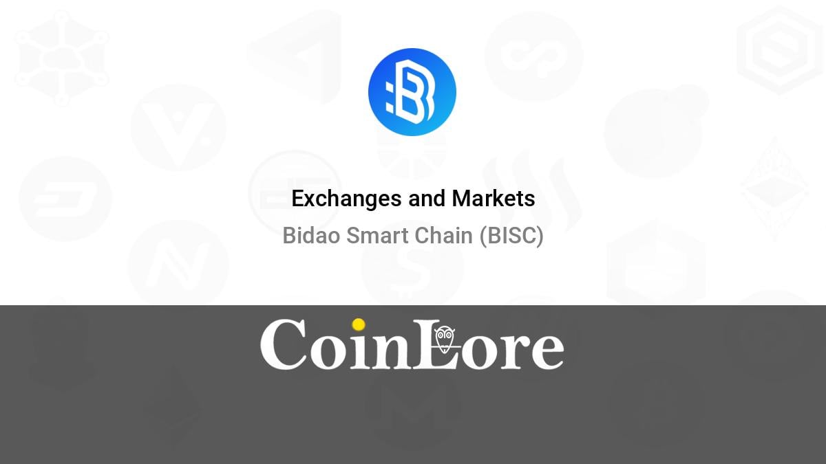 Bidao Smart Chain (BISC) Exchanges - Where to Buy,Sell,Trade | CoinLore