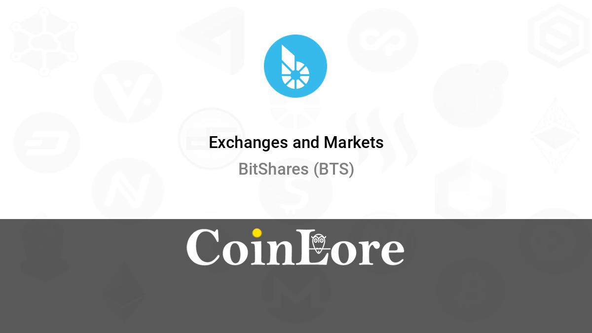비트쉐어 (BTS) 거래소 | CoinLore