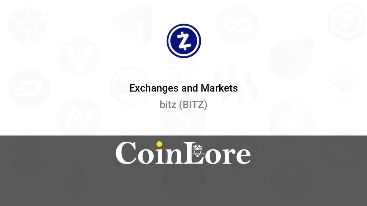 Bitz (BITZ) どこで 買う べき | CoinLore