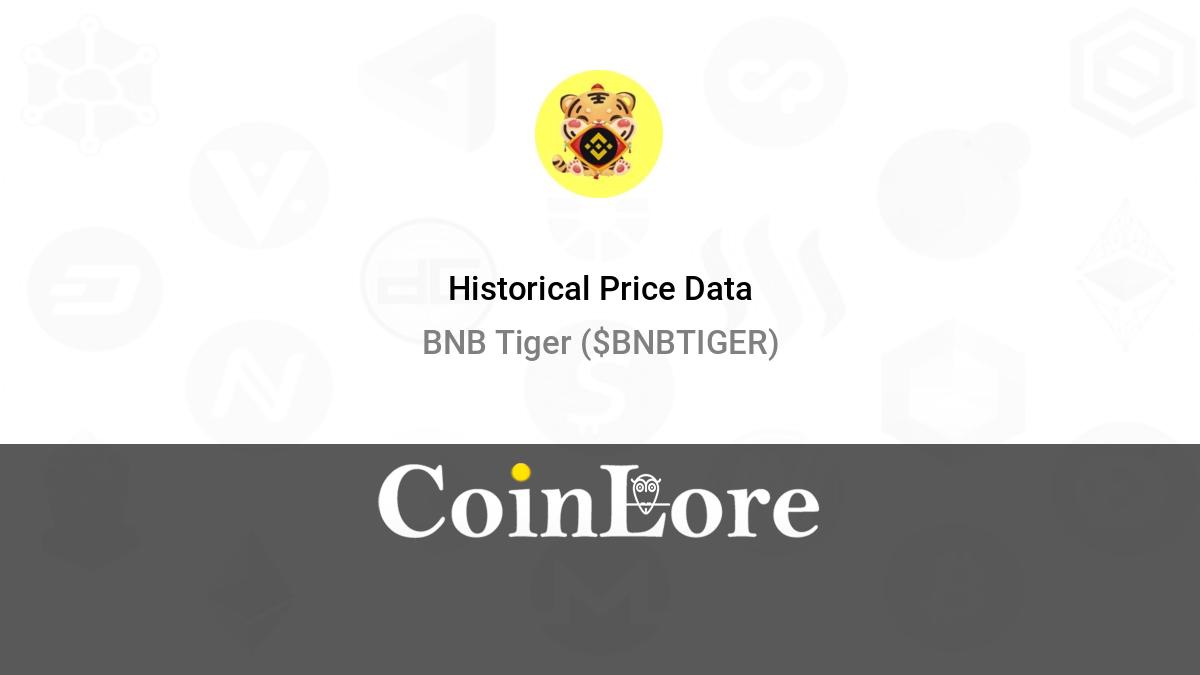 BNB Tiger ($BNBTIGER) Historical Prices | CoinLore