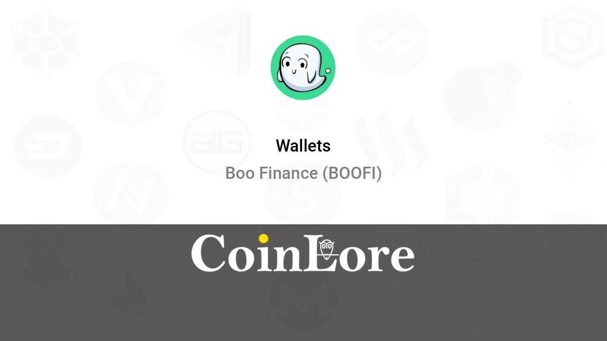 List of Top Boo Finance (BOOFI) Wallets | CoinLore