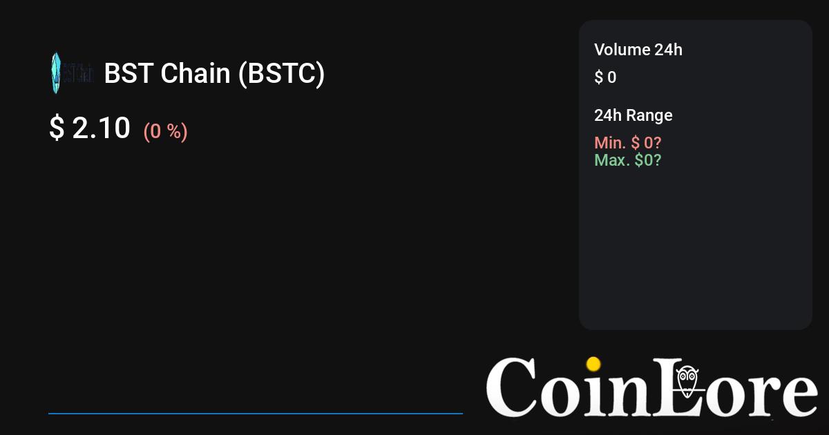BST Chain Price, Chart, Market Cap, BSTC Coin Essentials | CoinLore