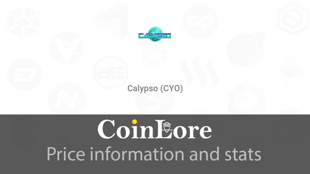 Calypso Price, Chart, Market Cap, CYO Coin Essentials | CoinLore