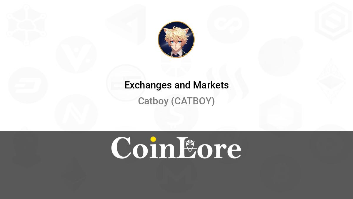 Catboy (CATBOY) Exchanges - Where to Buy,Sell,Trade | CoinLore