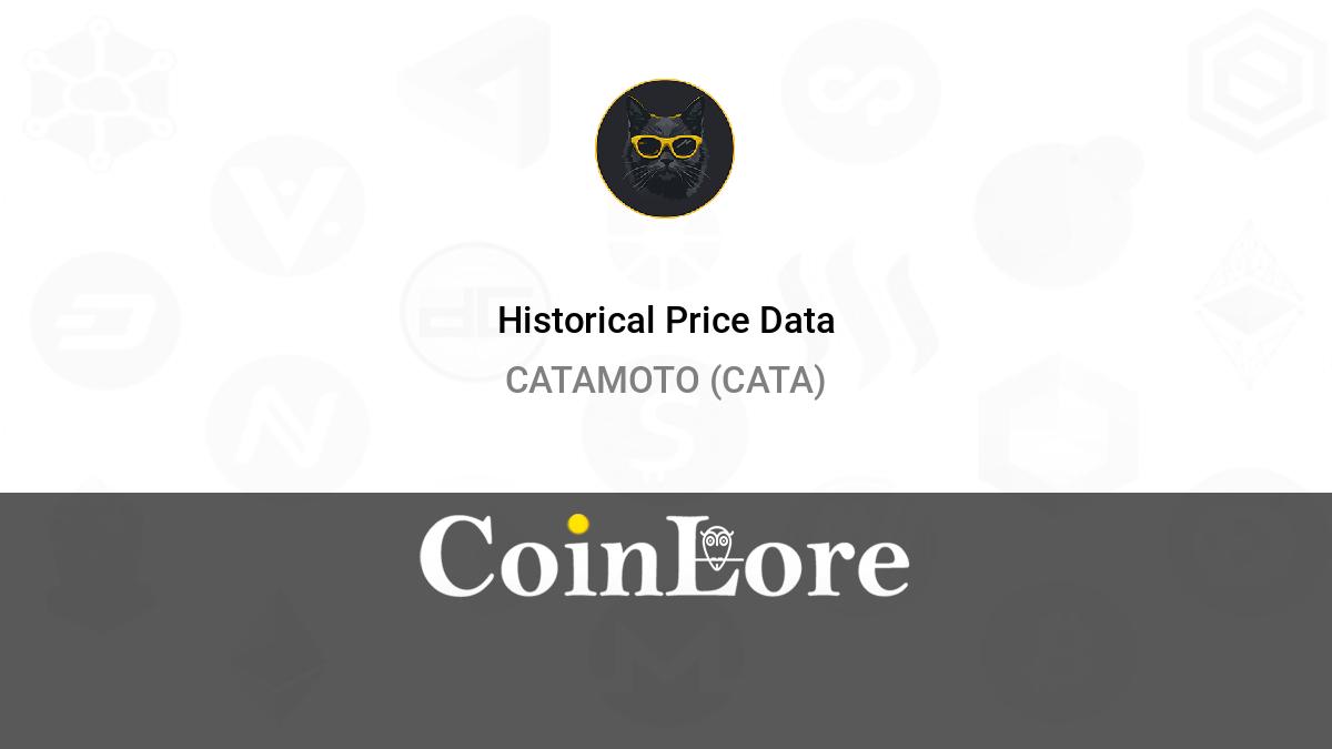 CATAMOTO (CATA) Historical Prices | CoinLore
