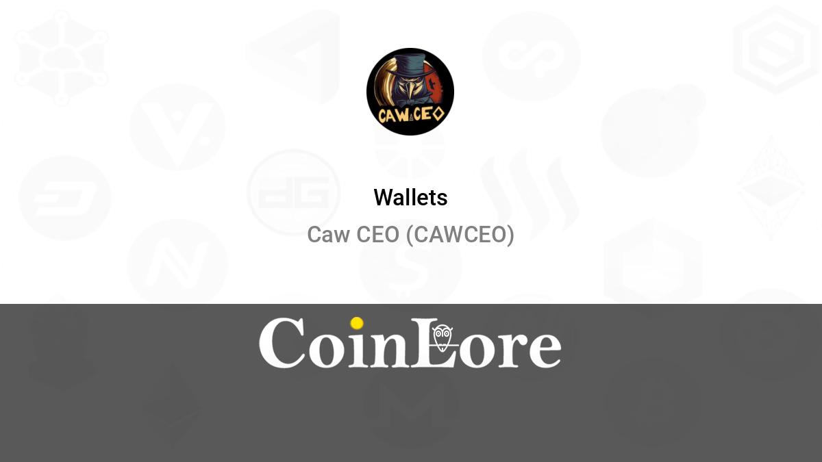 List of Top Caw CEO (CAWCEO) Wallets | CoinLore