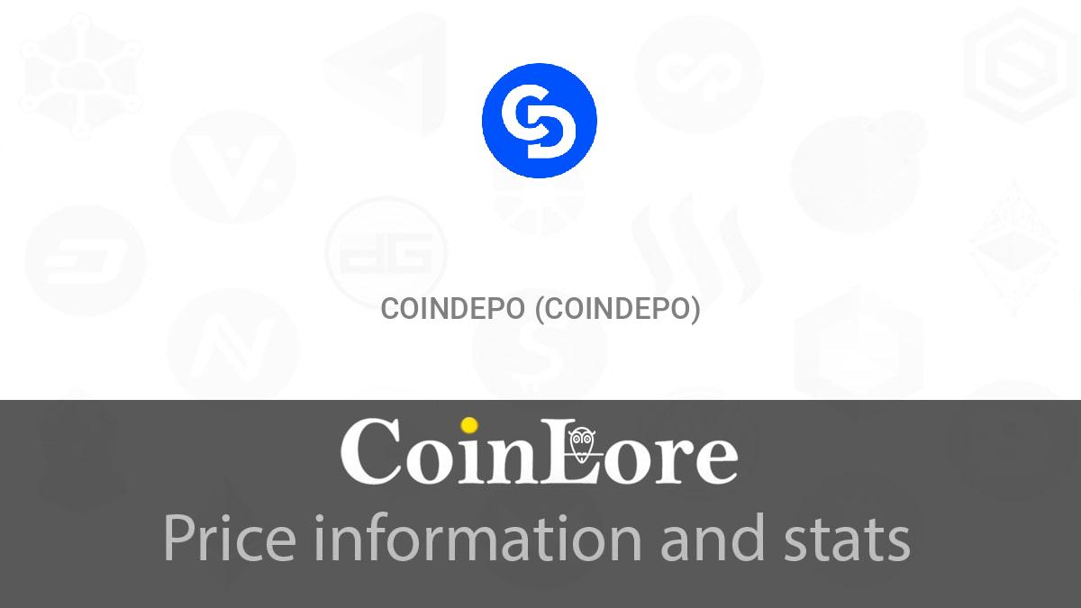 COINDEPO Precio, gráfico, cotización de hoy para COINDEPO | CoinLore