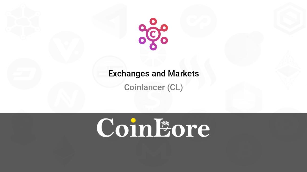 Coinlancer (CL) Биржи, Где купить, продать | CoinLore