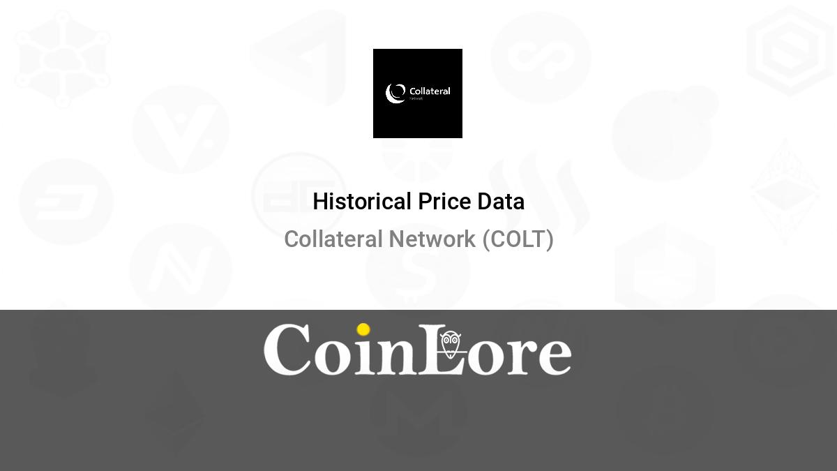 Collateral Network (COLT) Historical Prices | CoinLore