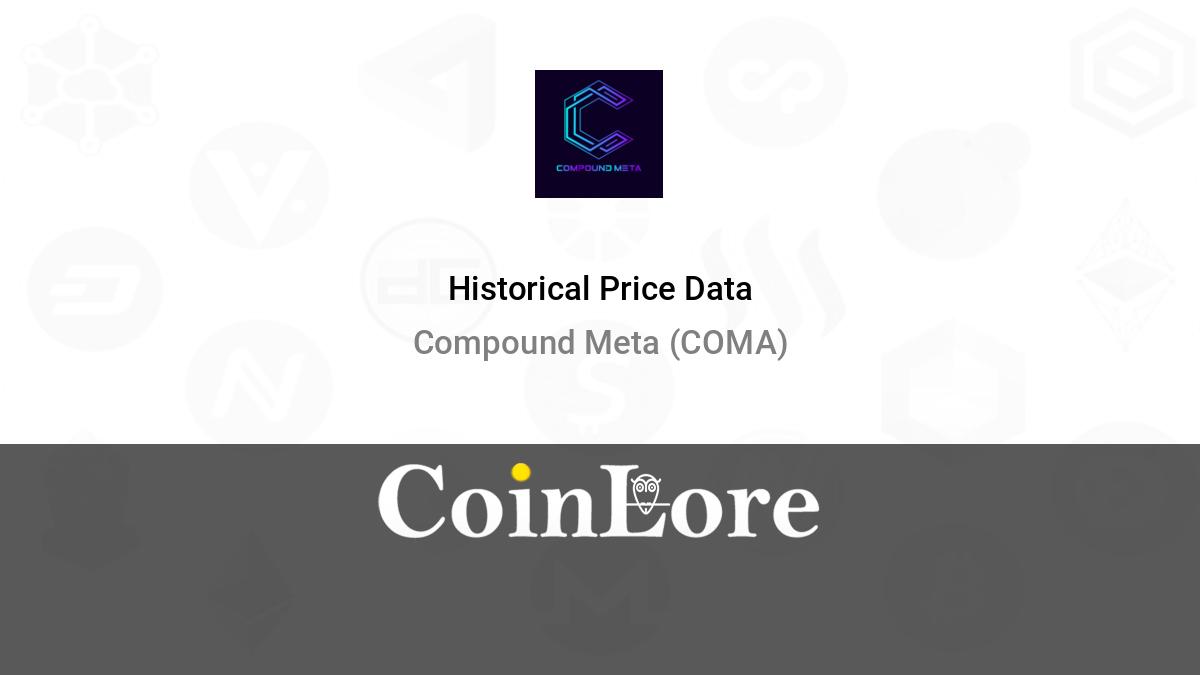 Compound Meta (COMA) Historical Prices | CoinLore