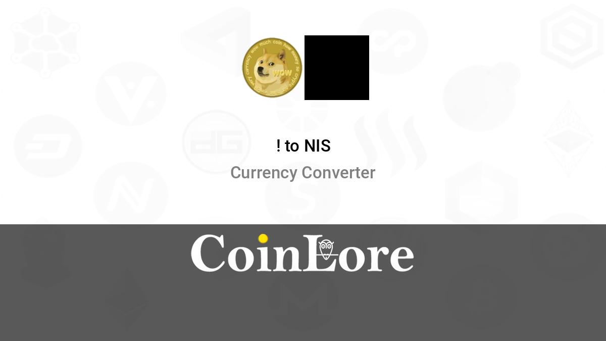 Convert ! to NIS