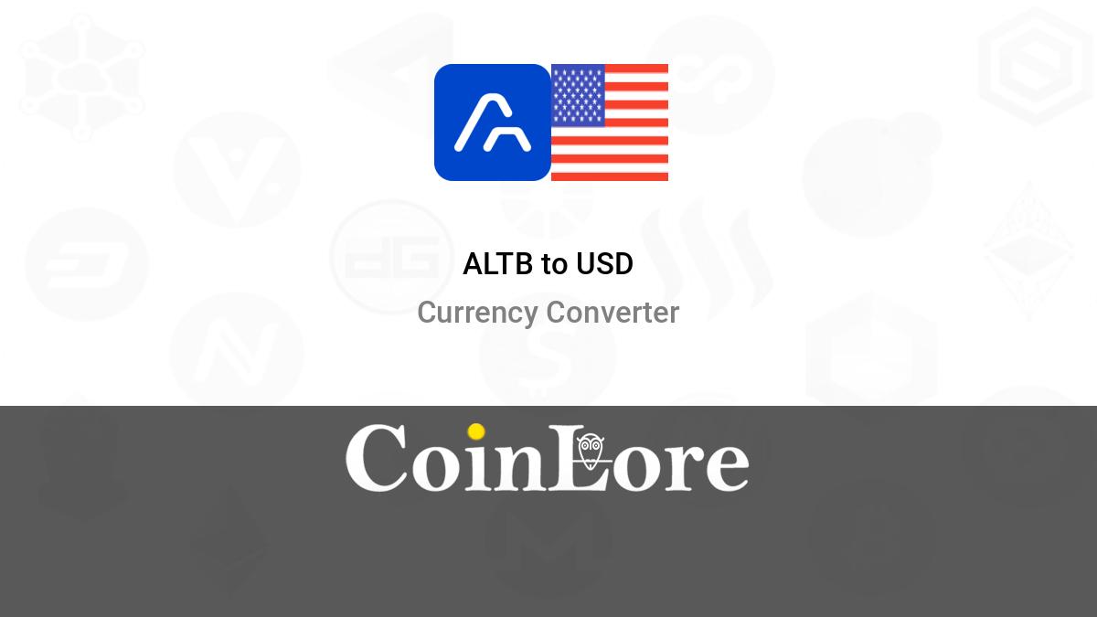 Convert ALTB to USD