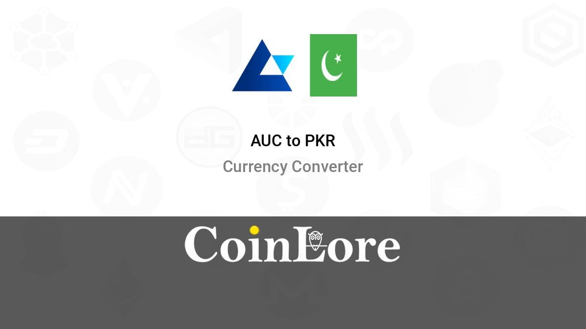 Convert AUC to PKR