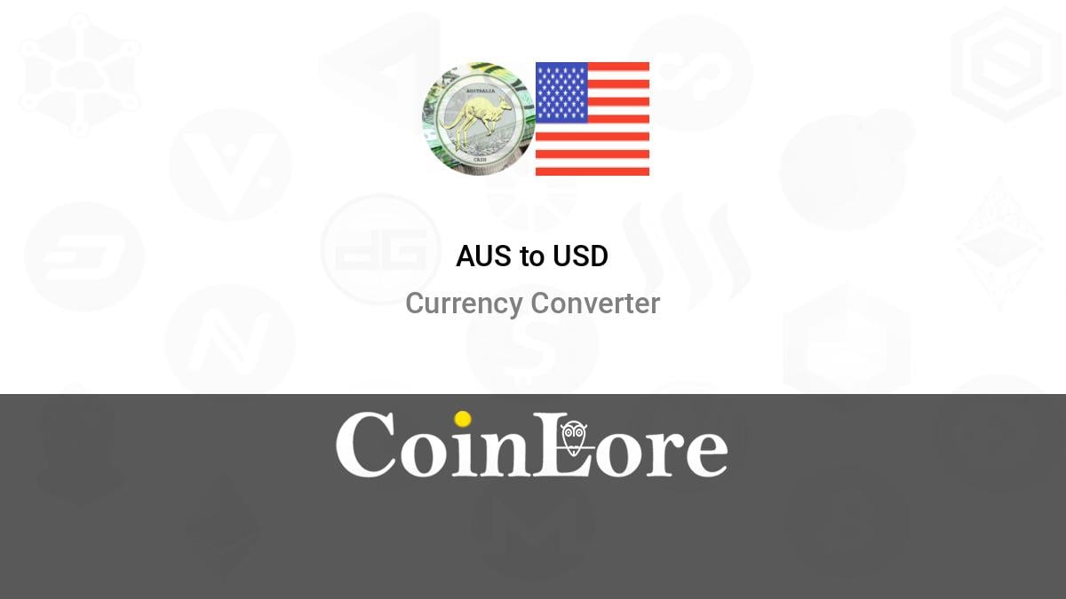Convert AUS to USD
