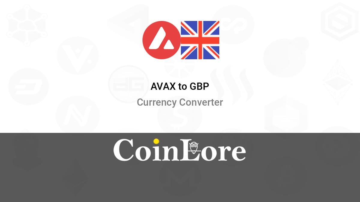Convert AVAX to GBP
