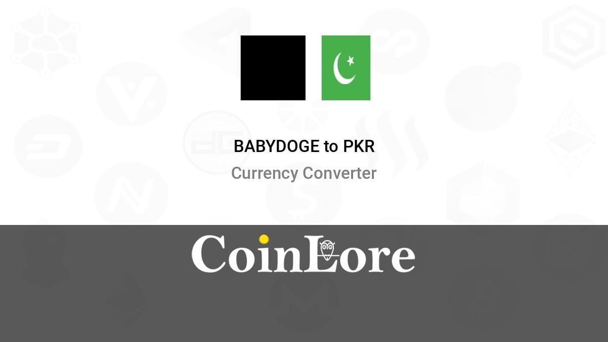 Convert BABYDOGE to PKR
