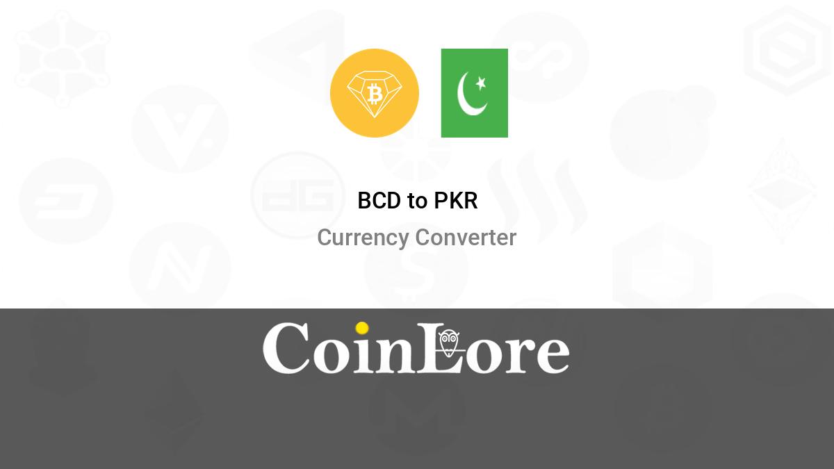 Convert BCD to PKR
