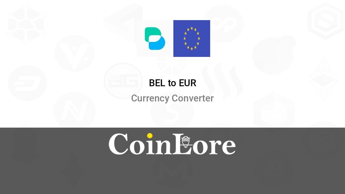 Convert BEL to EUR