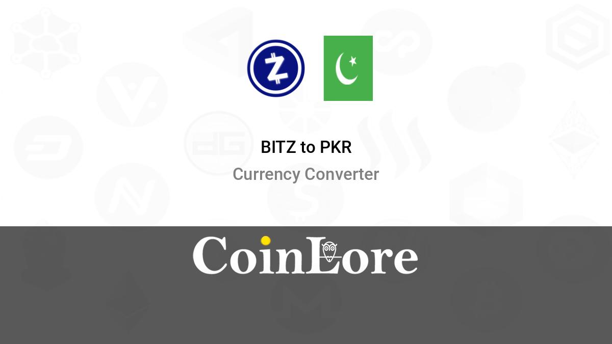 Convert BITZ to PKR