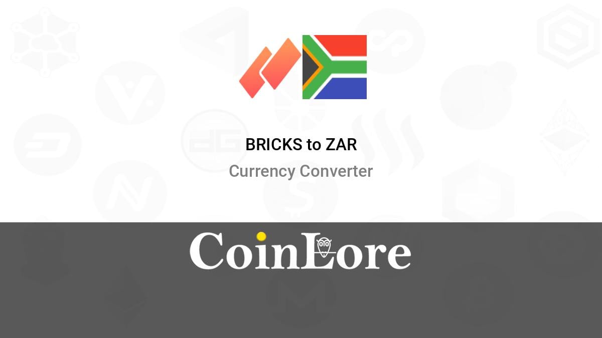 Convert BRICKS to ZAR