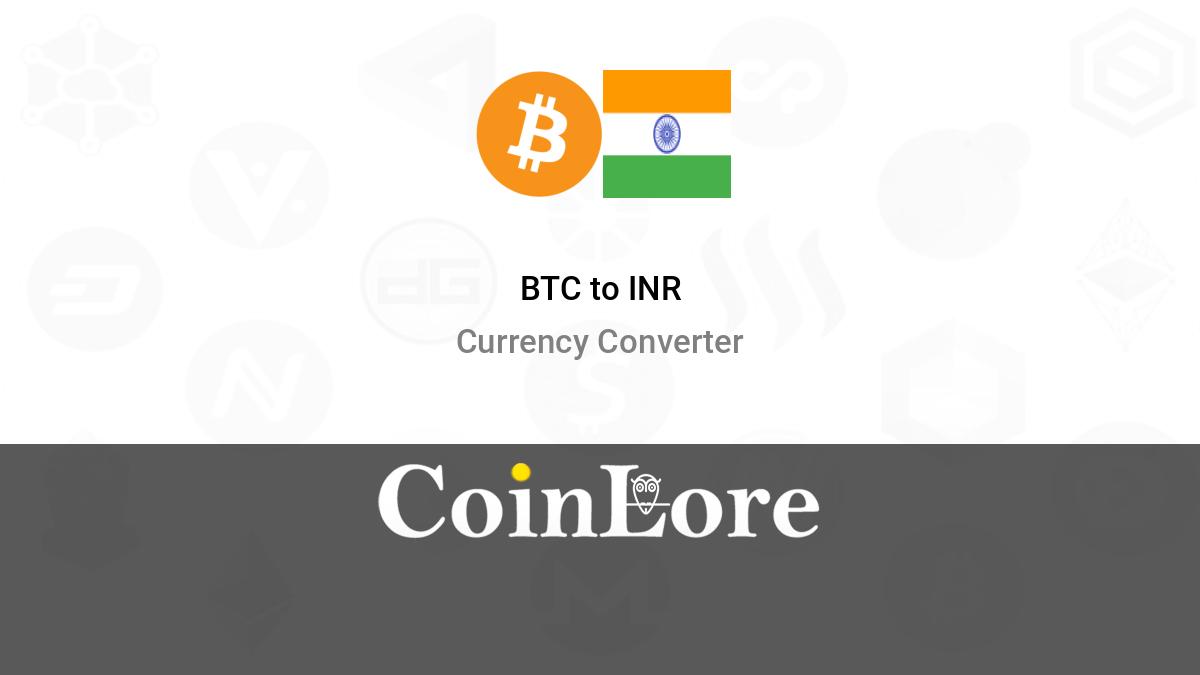 Convert BTC to INR