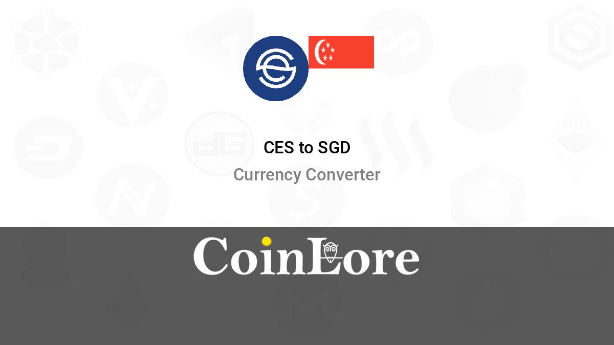 Convert CES to SGD