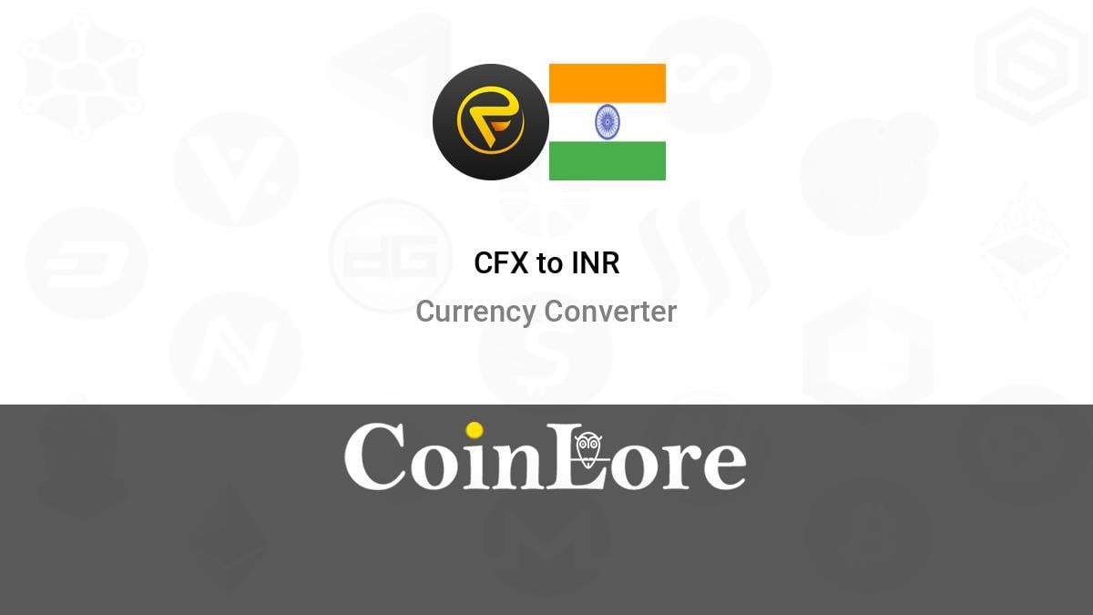 Convert CFX to INR