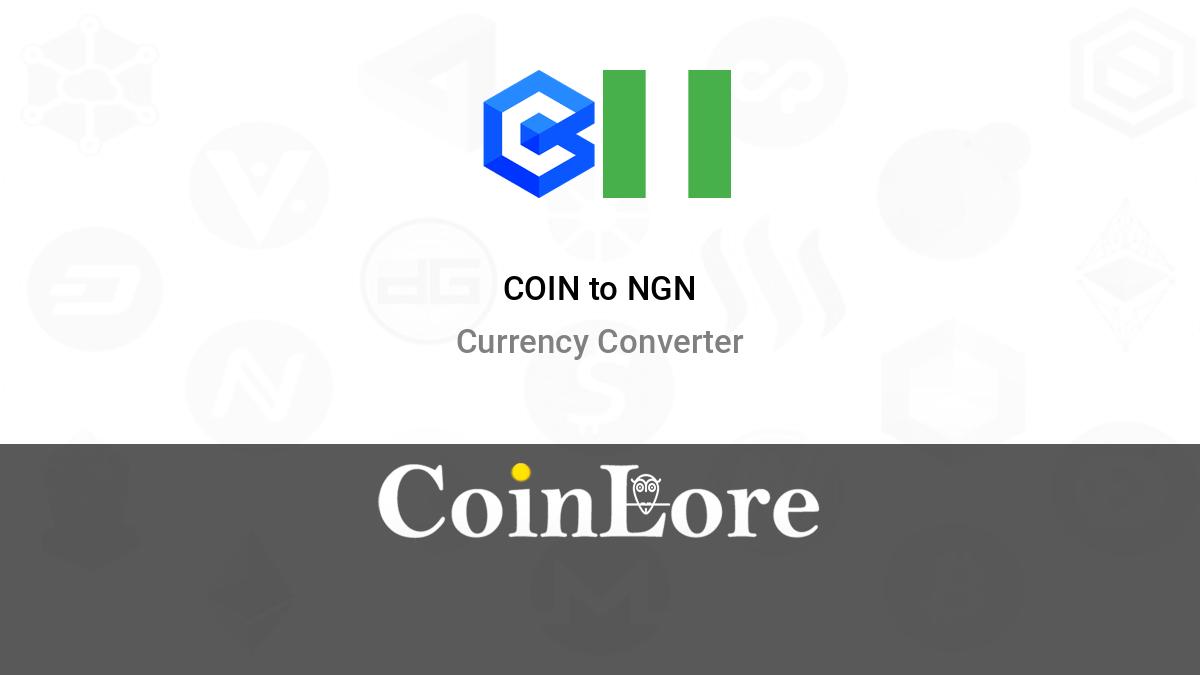 Convert COIN to NGN