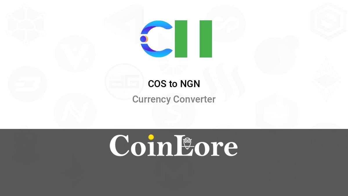 Convert COS to NGN