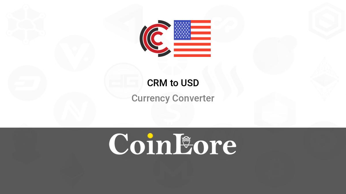 Convert CRM to USD