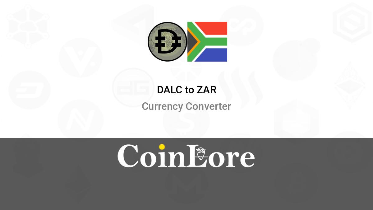 Convert DALC to ZAR