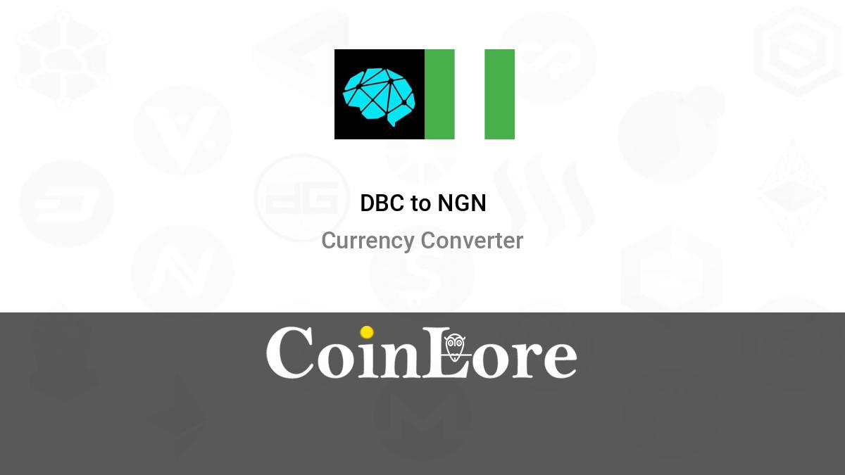 Convert DBC to NGN