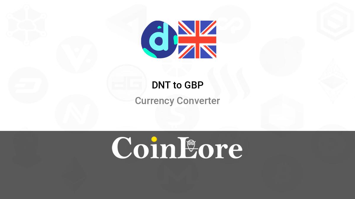 Convert DNT to GBP